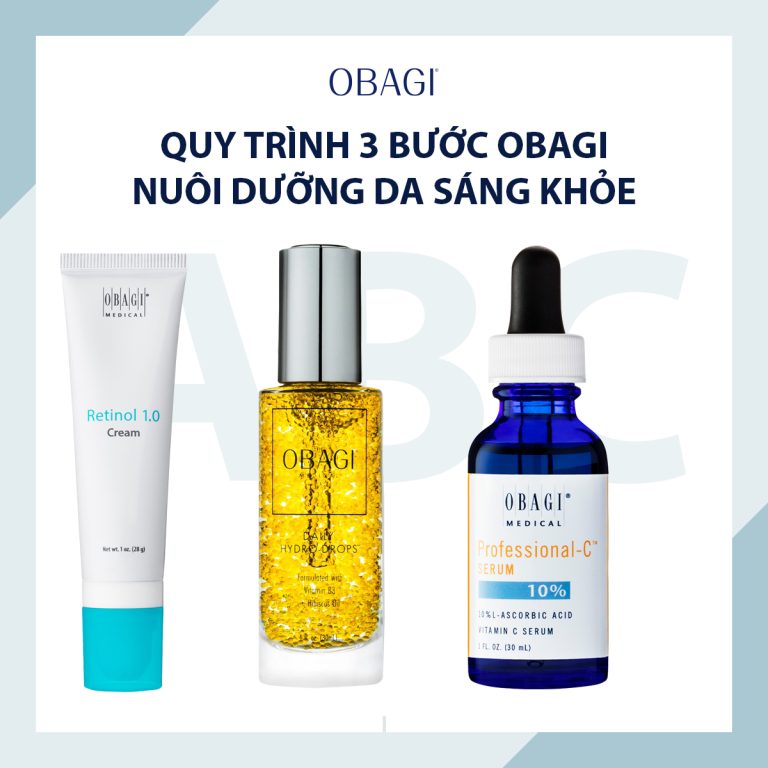 QUY TRÌNH 3 BƯỚC OBAGI NUÔI DƯỠNG DA SÁNG KHỎE